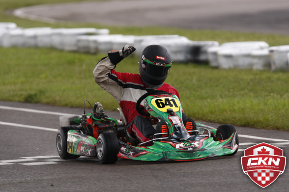 ECKC: Jordan Latimer wins a very wet Briggs & Stratton Junior Final ...